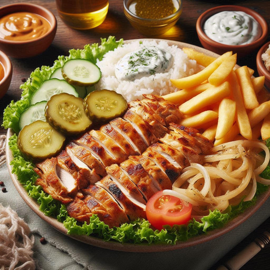 Chicken Shawarma Meal | Badr Dubai Restaurant